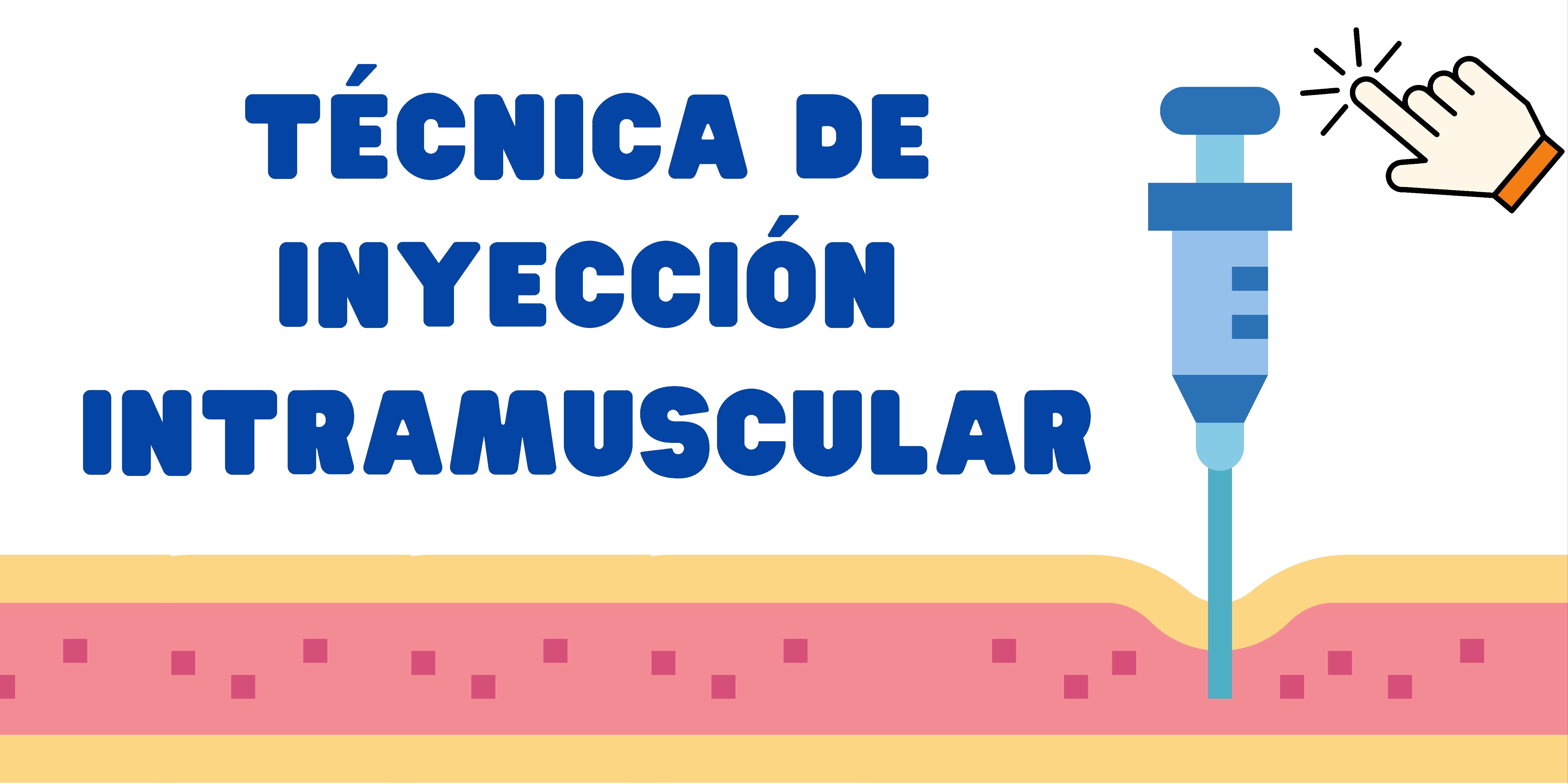 Inyecciones (material, anatomía y sitios de aplicación)